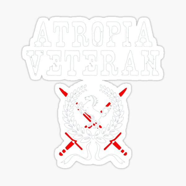 "Veteran Atropia Army War Gift Pride" Sticker by Clayton-Robert | Redbubble