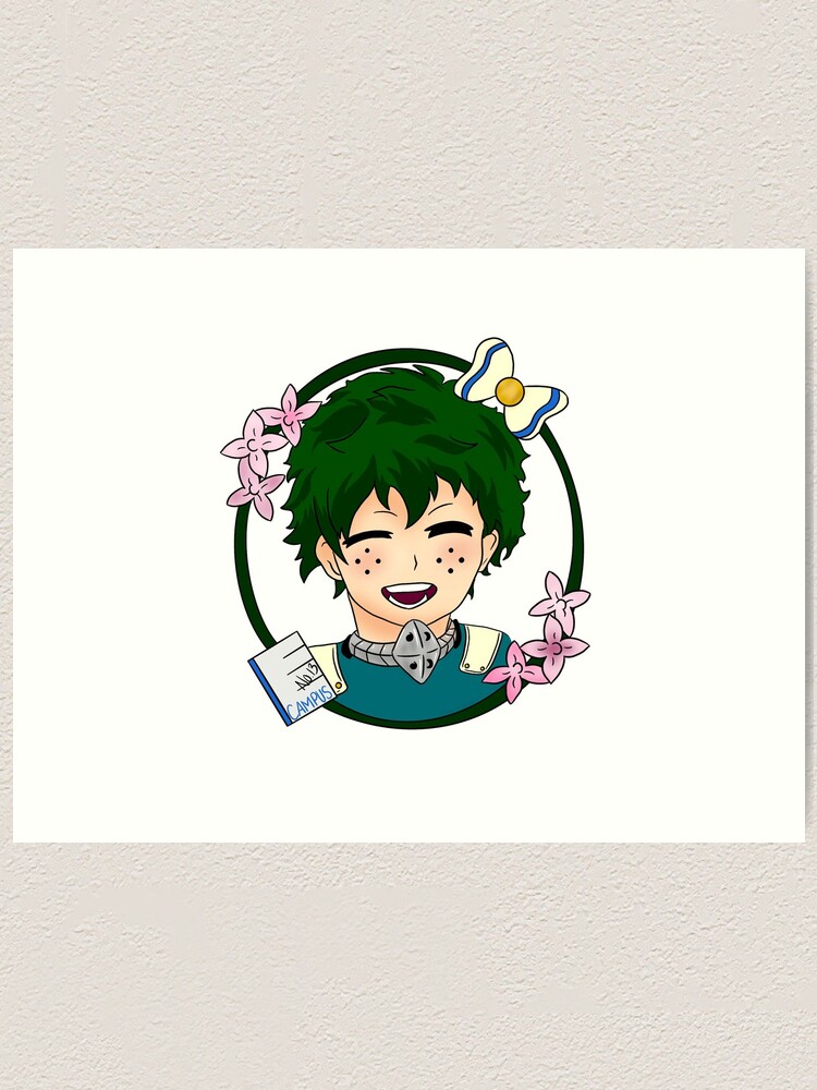 "Flower Frame Sunshine Hero Deku" Art Print for Sale by studioluxart ...
