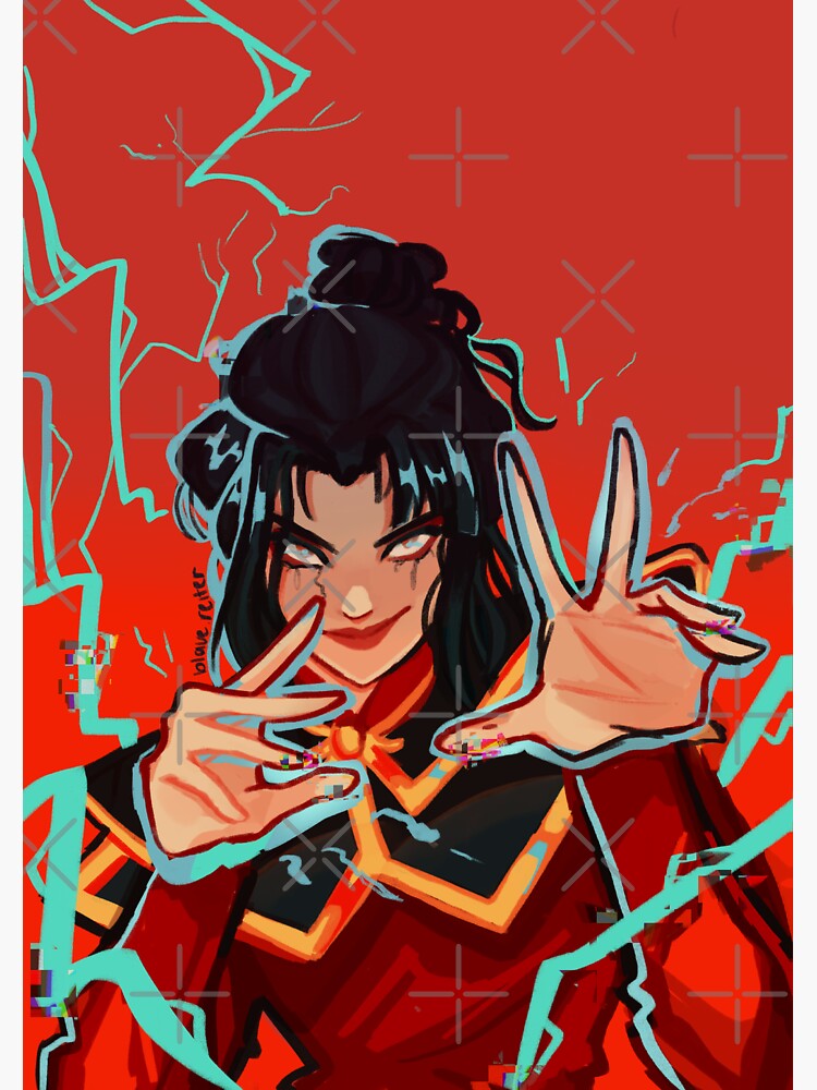 "azula break down v2" Sticker for Sale by kingwise | Redbubble