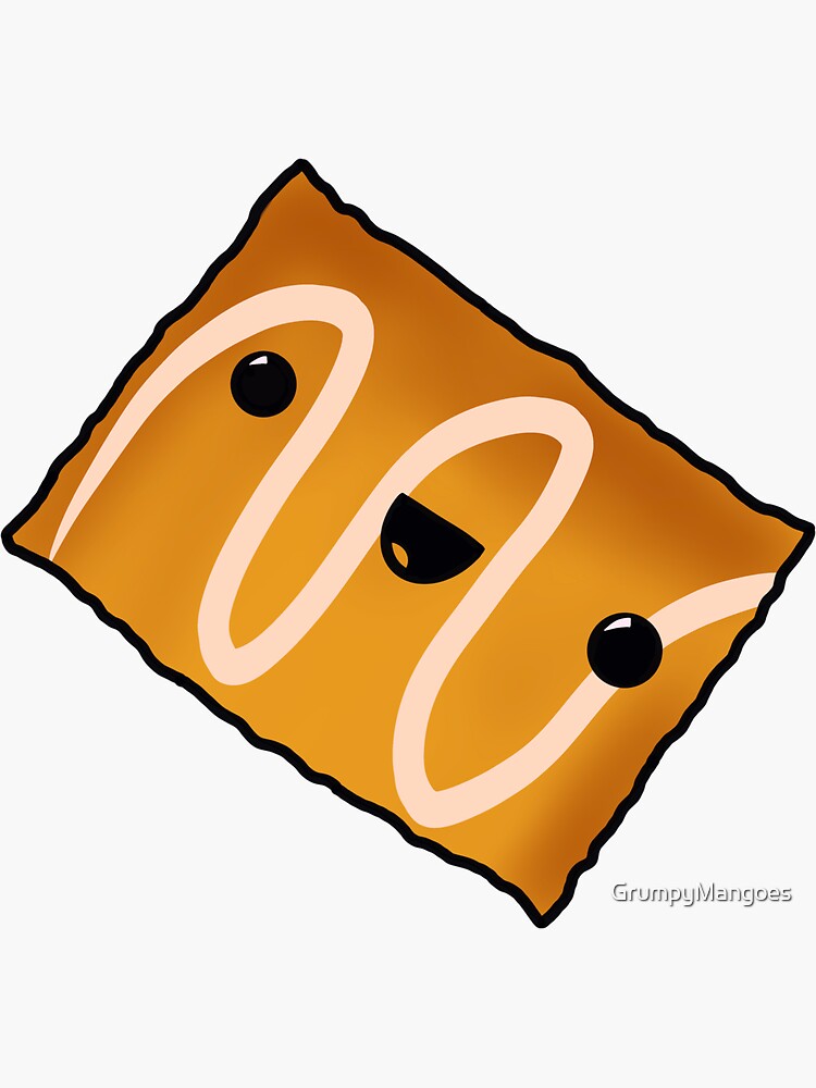 "Toaster Strudel!" Sticker by GrumpyMangoes | Redbubble