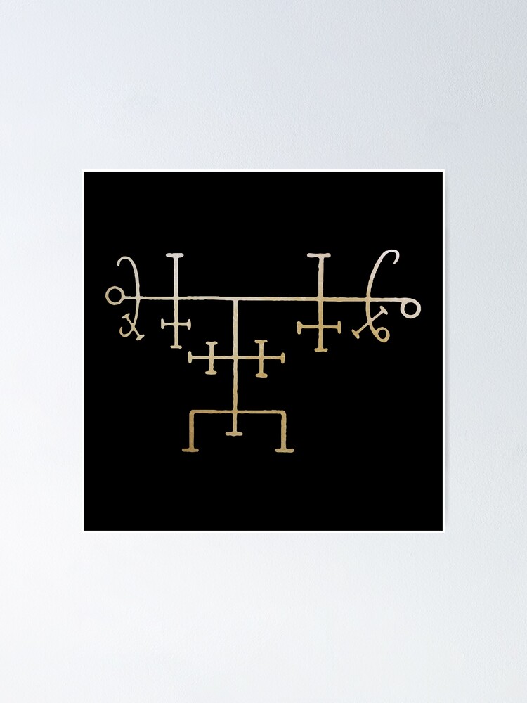 "Foras sigil" Poster by MetaPhyStore | Redbubble