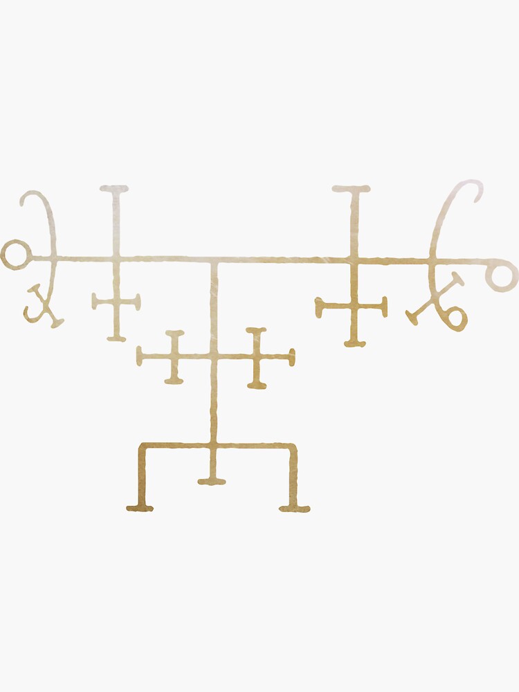 "Foras sigil" Sticker for Sale by MetaPhyStore | Redbubble