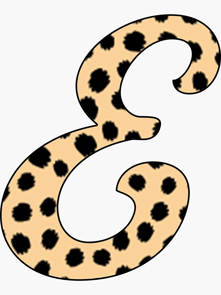 "Letter E Chita " Sticker by pixel-palace | Redbubble