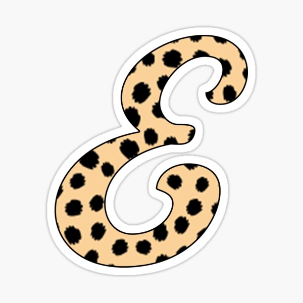 "Letter E Chita " Sticker by pixel-palace | Redbubble