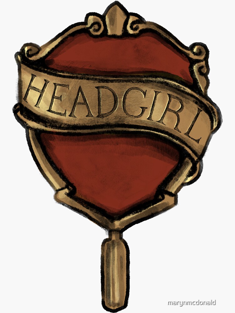 "HP Head Girl Badge" Sticker by marynmcdonald | Redbubble
