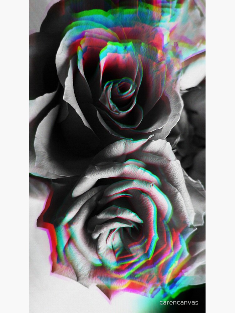 "Alien roses" Sticker by carencanvas | Redbubble