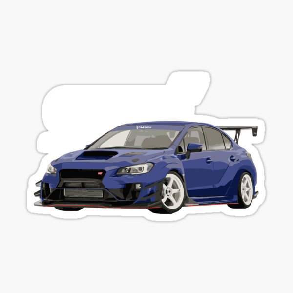 "varis VA SEDAN WIDEBODY BLUE RIDGE PEARL ADVAN " Sticker for Sale by ...