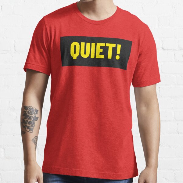 "QUIET!" T-shirt for Sale by SilverFoxStore | Redbubble | cobra kai t ...