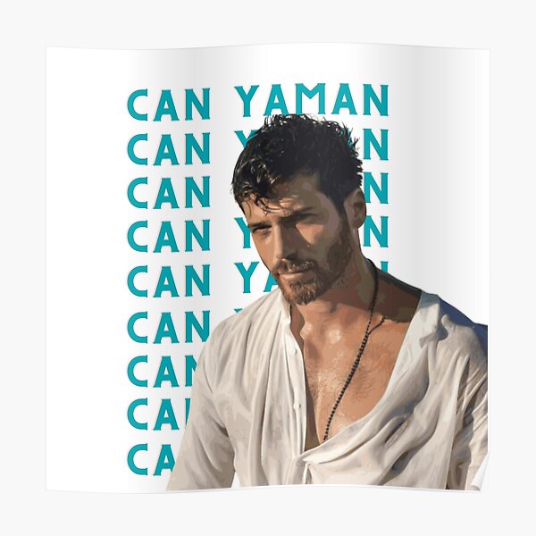 Can Yaman Posters | Redbubble