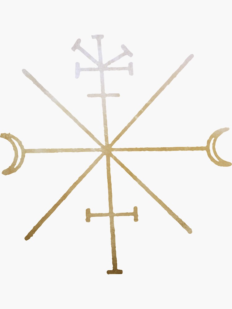 "Murmur sigil" Sticker for Sale by MetaPhyStore | Redbubble