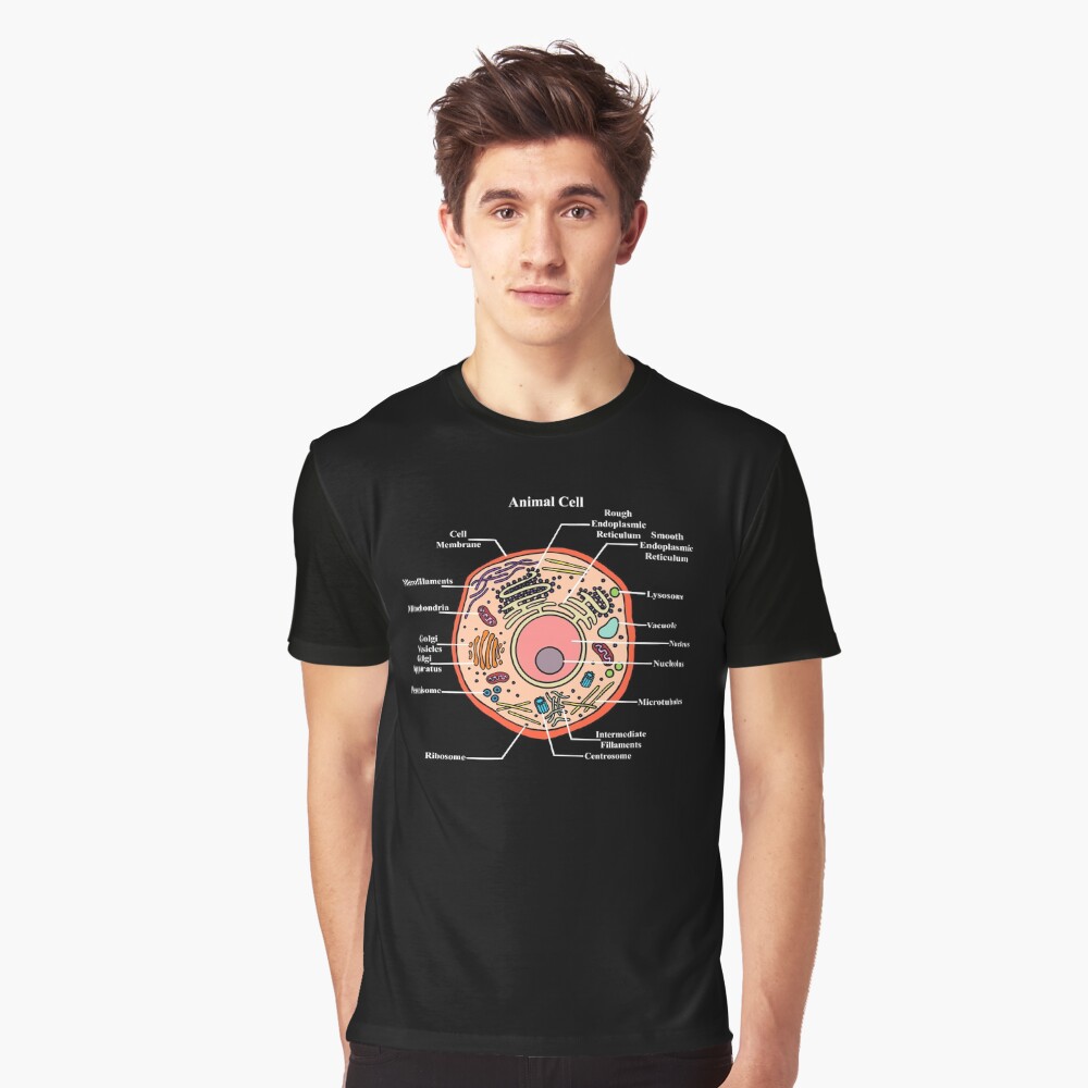 "Labeled Animal Cell Diagram" Sticker for Sale by BundaBear | Redbubble