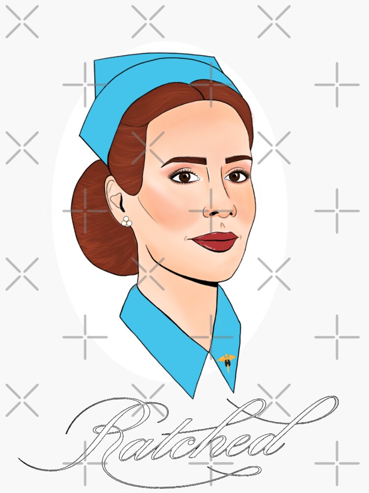 "Nurse Ratched" Sticker by minguelasis | Redbubble
