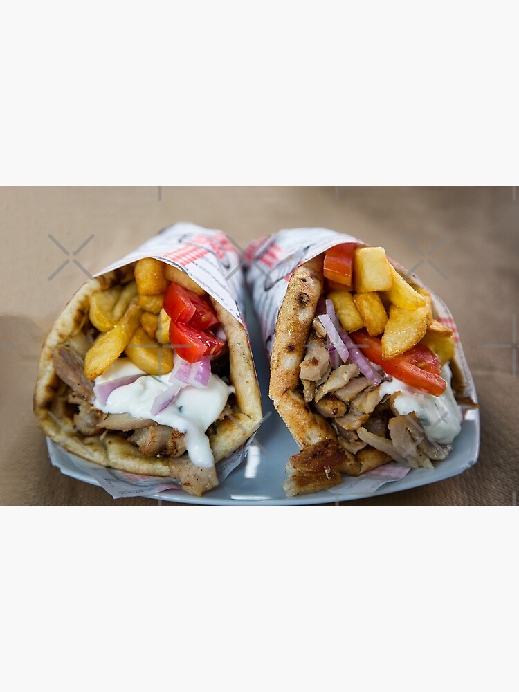 "Greek pita gyros" Poster for Sale by ntinoslagos | Redbubble