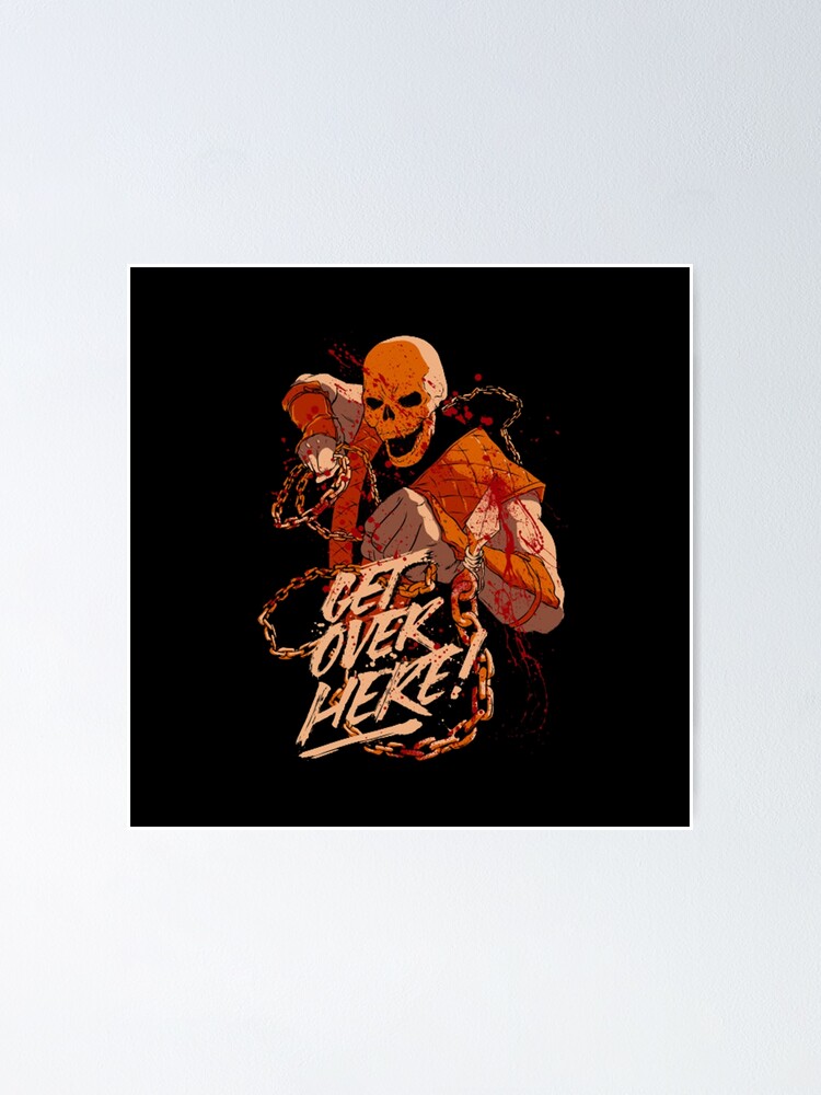 "Mortal Kombat Hell Scorpion " Poster by Shinobi23 | Redbubble