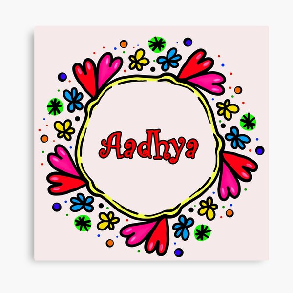 Aadhya Canvas Prints | Redbubble
