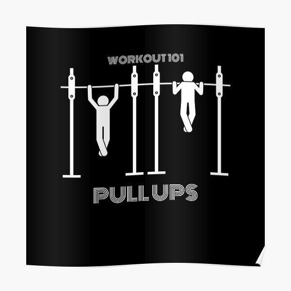 "Pull Ups (Workout 101)" Poster for Sale by BofflingDesigns | Redbubble