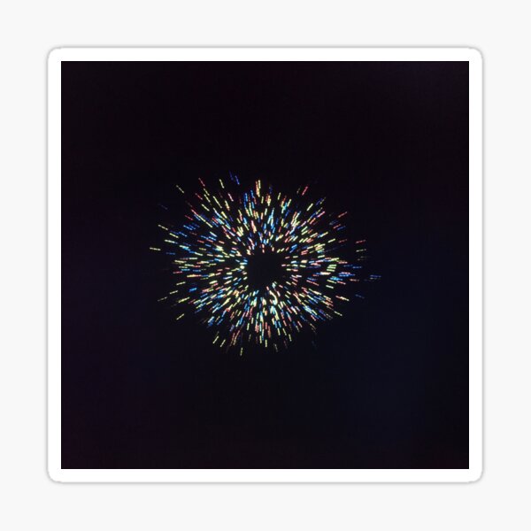 "FIREWORKS" Sticker for Sale by Mahajabin | Redbubble
