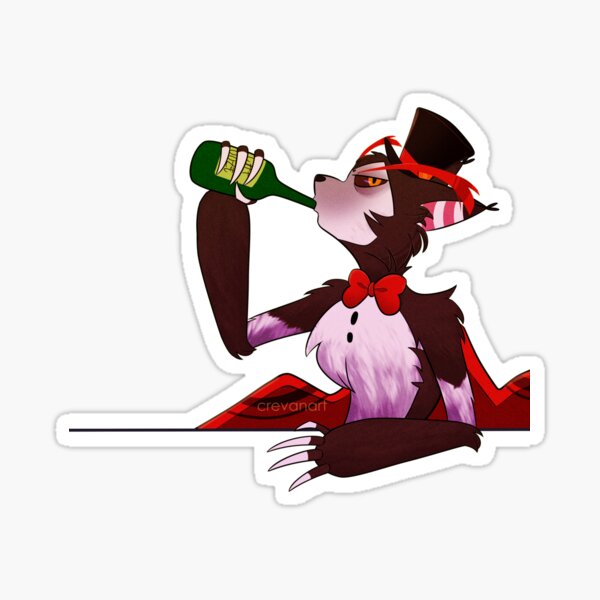 "Hazbin Hotel Husk" Sticker for Sale by crevanart | Redbubble