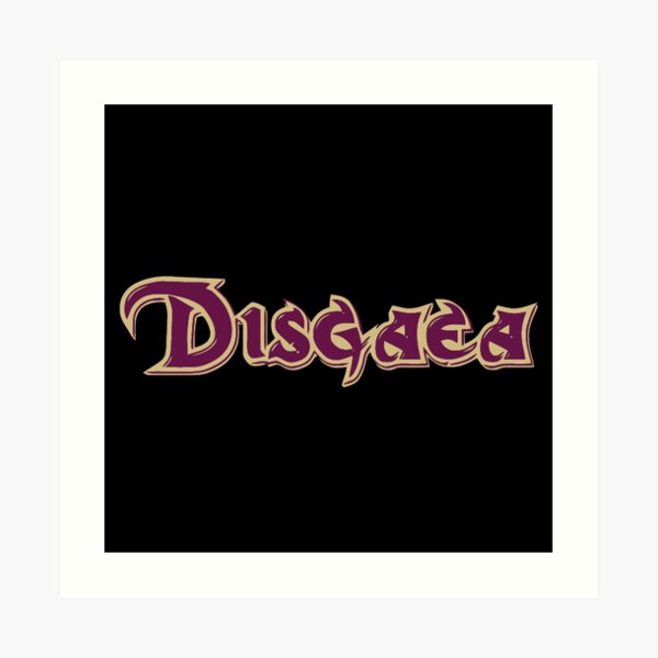 "Disgaea Logo" Art Print by CassidyCreates | Redbubble