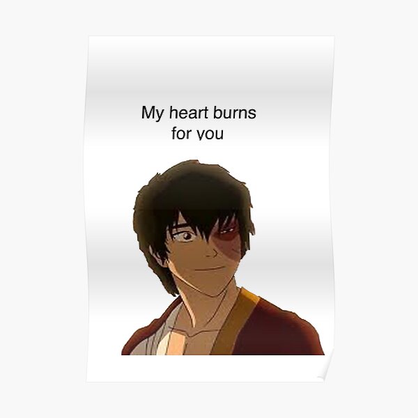 "Zuko " Poster by berrymuffin | Redbubble