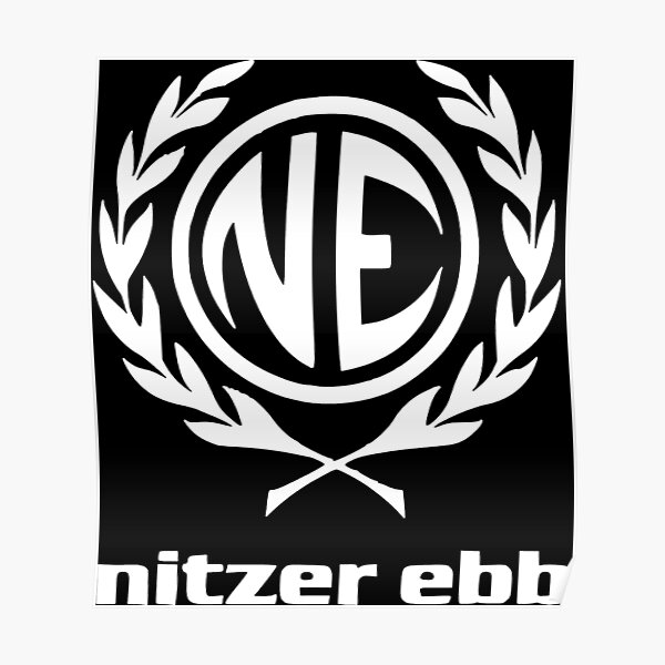 "NITZER EBB 9A" Poster for Sale by smarculd | Redbubble