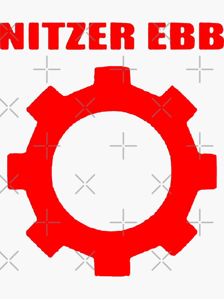 "NITZER EBB 16F" Sticker for Sale by bobsometch | Redbubble