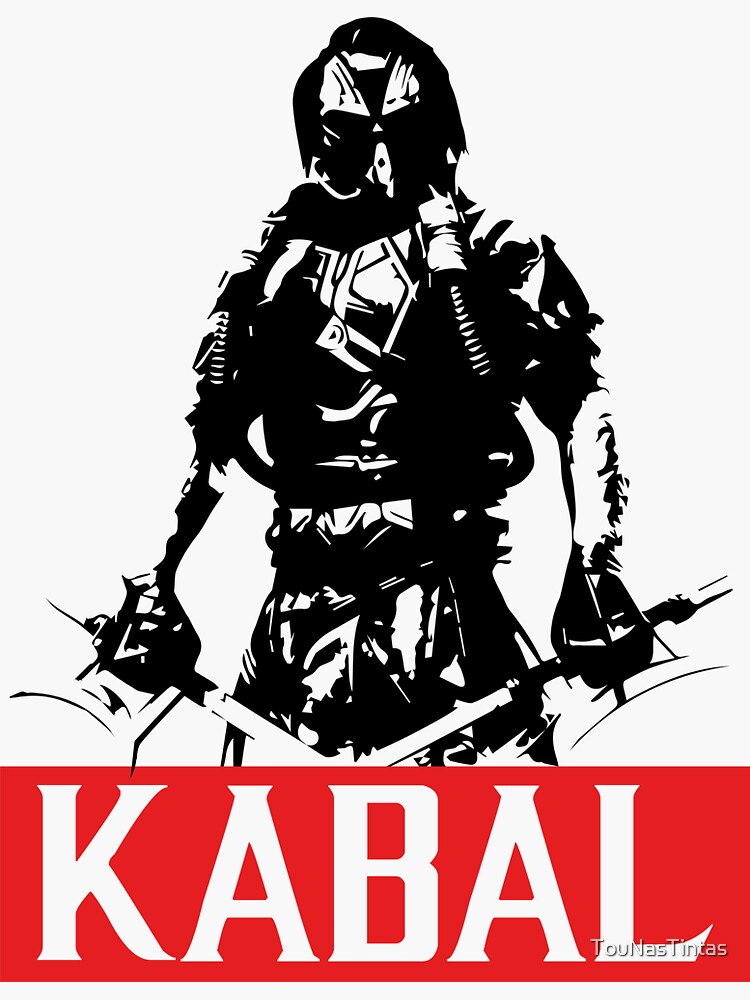 "Kabal" Sticker for Sale by TouNasTintas | Redbubble