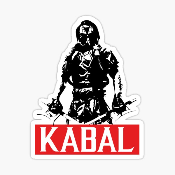 "Kabal" Sticker for Sale by TouNasTintas | Redbubble