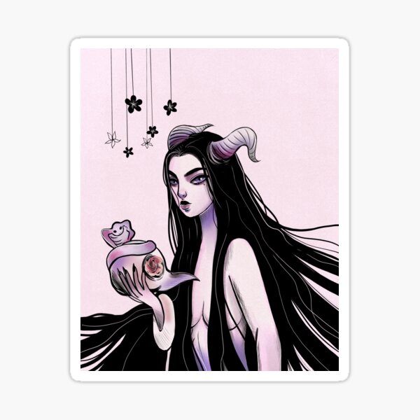"Lilith " Sticker by Stellartlllo | Redbubble