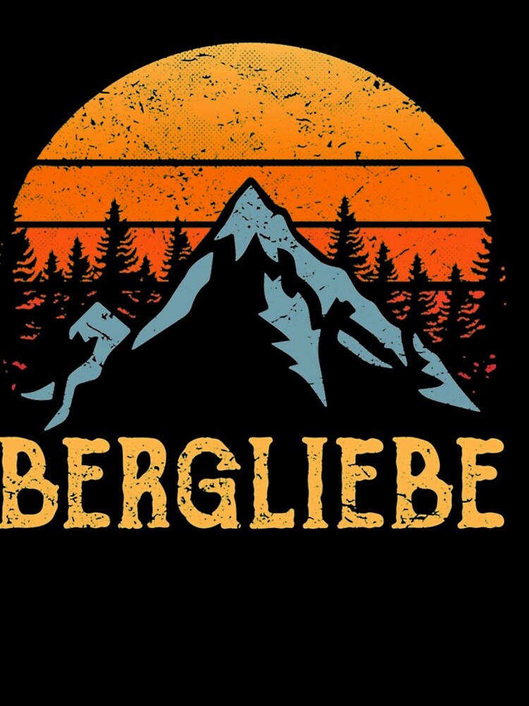 "Bergliebe Wandern Trekking Outdoor Berg Kleidung Langarmshirt" iPhone ...