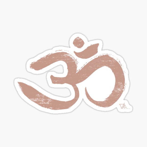 "Om AUM symbol" Sticker for Sale by yoginimouvement | Redbubble