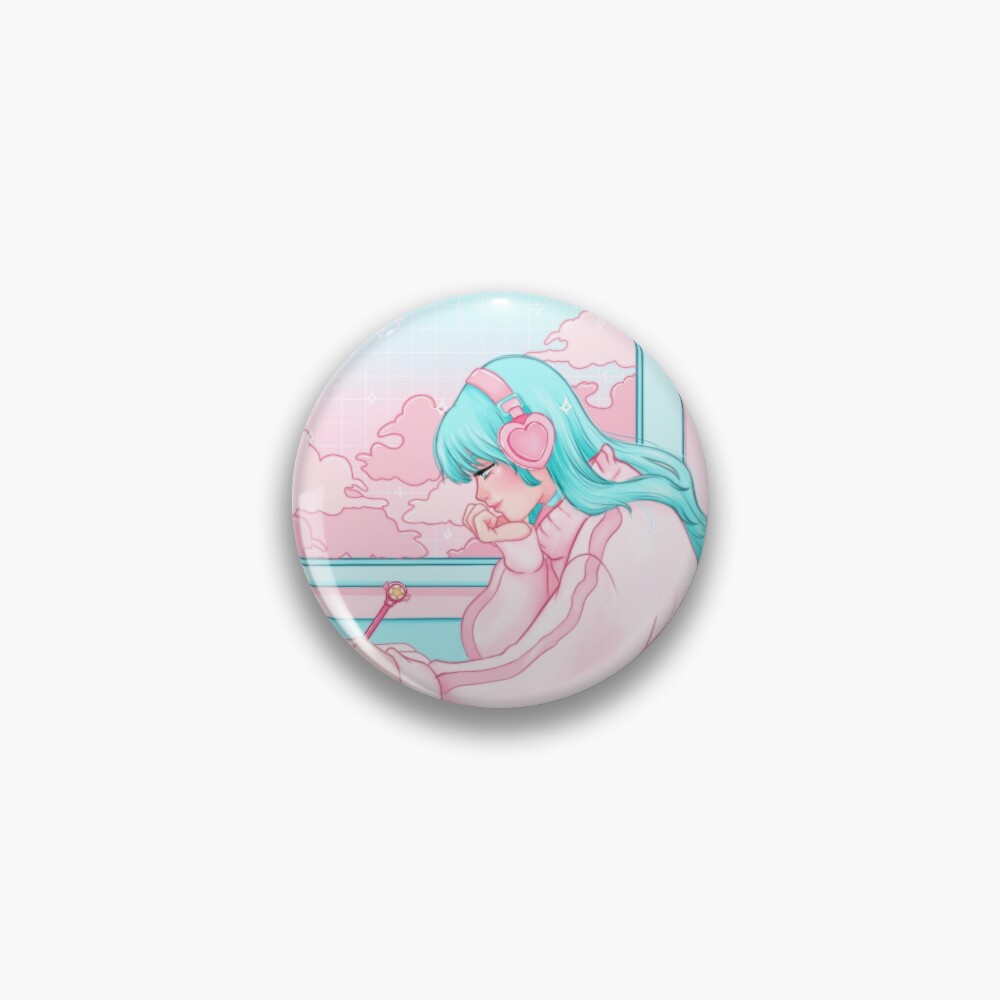 "Lofi girl" Sticker for Sale by bluehibis | Redbubble