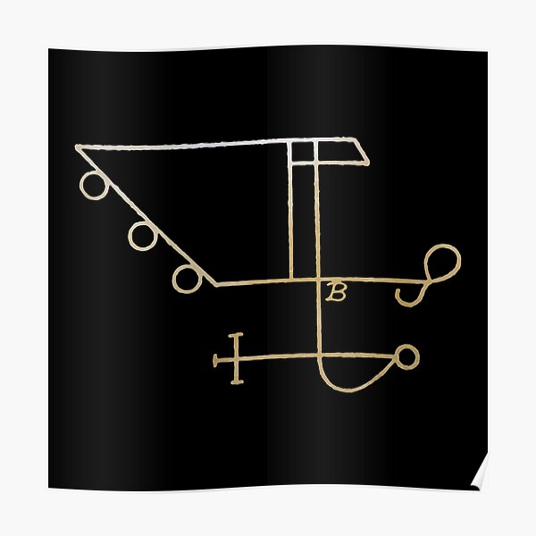 "Valefar sigil" Poster for Sale by MetaPhyStore | Redbubble