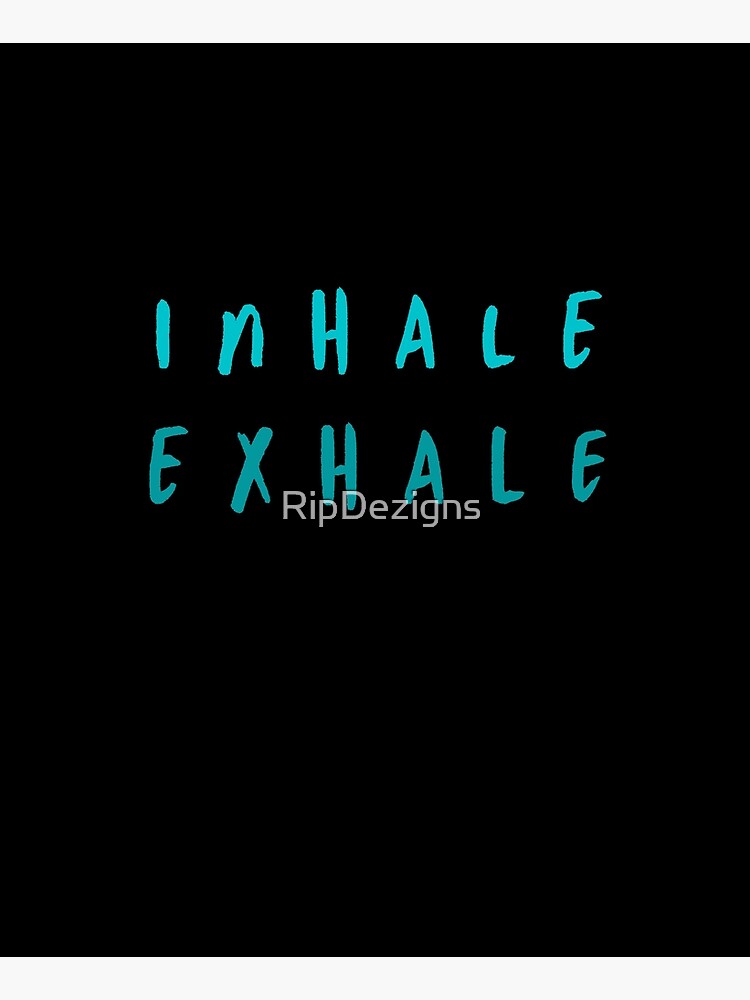 Delantal «Inhalar Exhalar Yoga» de RipDezigns | Redbubble