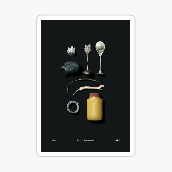 "Hereditary A24" Sticker by seymadag | Redbubble