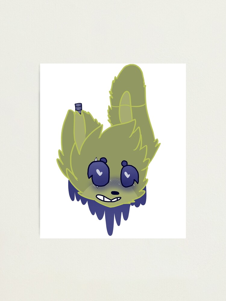 Impression photo « Chibi Springtrap Tête », par Scurryy | Redbubble