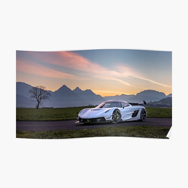 "Koenigsegg Jesko" Poster by JasonLeone | Redbubble