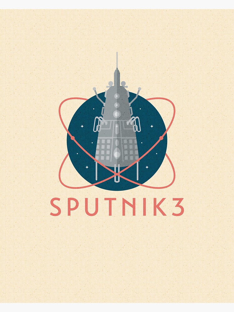 "Sputnik 3" Sticker for Sale by mgulin | Redbubble