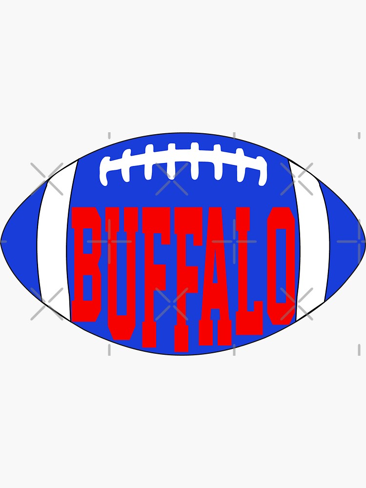 "Buffalo Football" Sticker for Sale by eohara15 | Redbubble