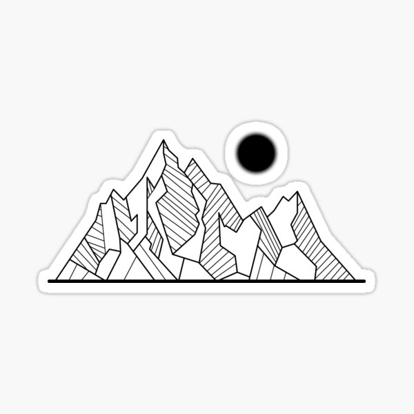 "Geometric Line Art Scandinavian Style" Sticker for Sale by TopBaseline ...