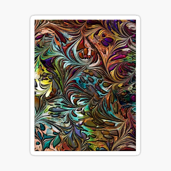 "Embossed Metallic Baroque " Sticker for Sale by WisdomInspired | Redbubble