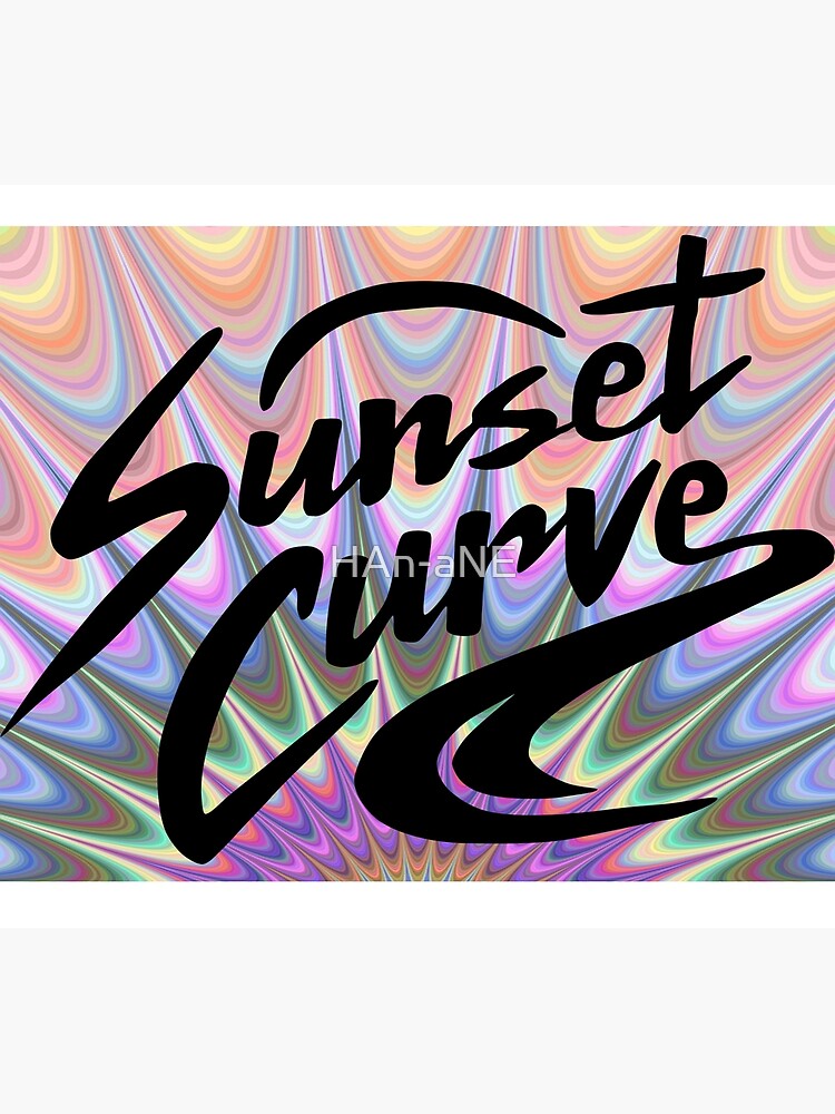 "The rise of Sunset curve" Poster by HAn-aNE | Redbubble