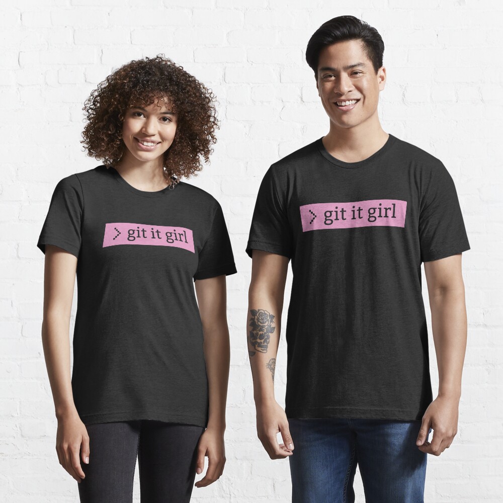 "Git it Girl - for programmer and web developper girls and women - Pink ...