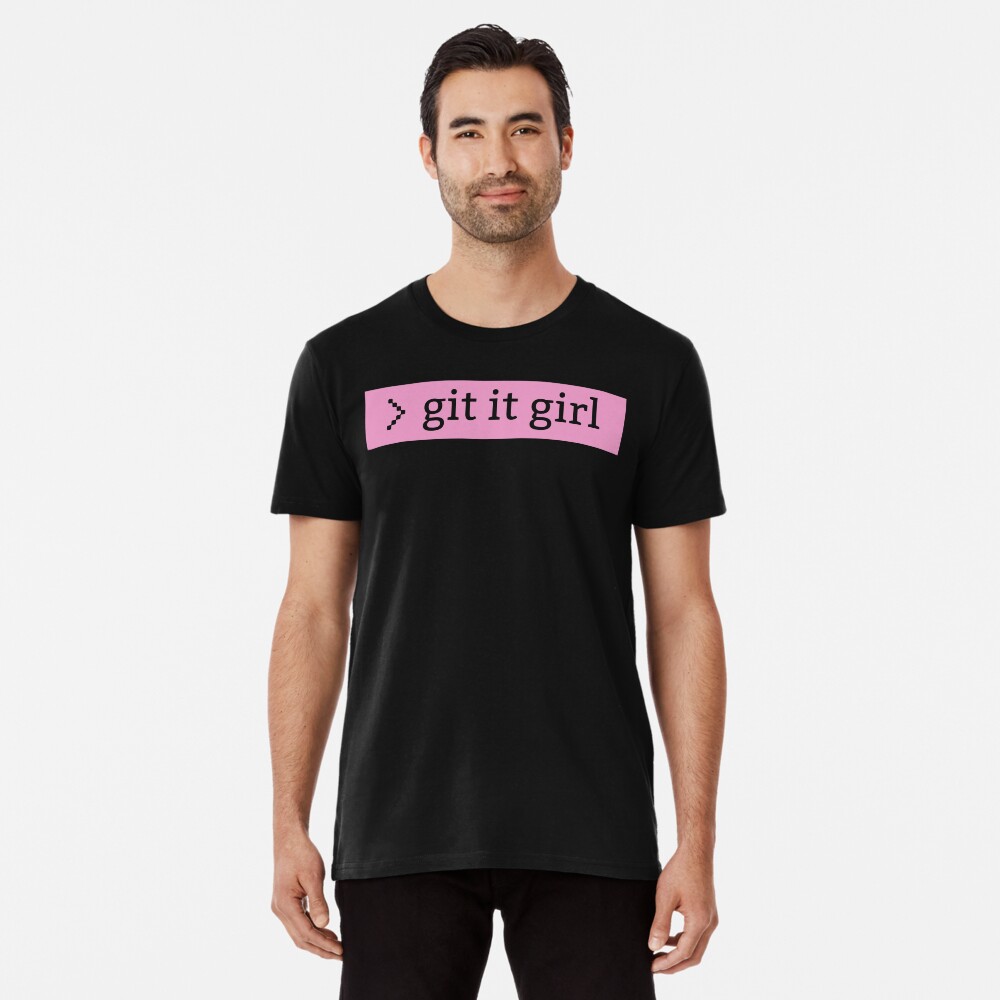 "Git it Girl - for programmer and web developper girls and women - Pink ...