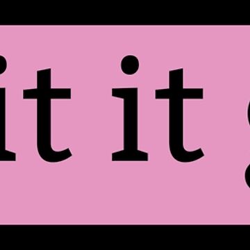 "Git it Girl - for programmer and web developper girls and women - Pink ...
