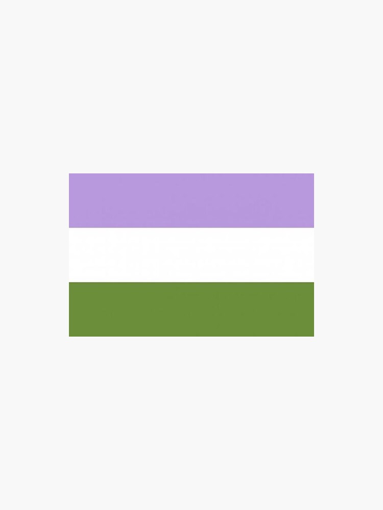 Genderqueer Pride Flag Sticker By Stacisfanshop Redbubble