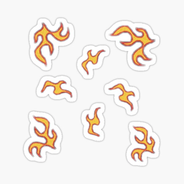 "Fire" Sticker for Sale by NadyaNaidenova | Redbubble