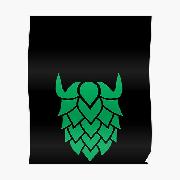 "Hop Beard" Poster by Mimic-Gaming-Co | Redbubble