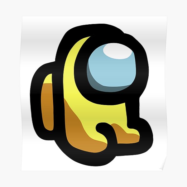 Yellow Crewmate Posters | Redbubble