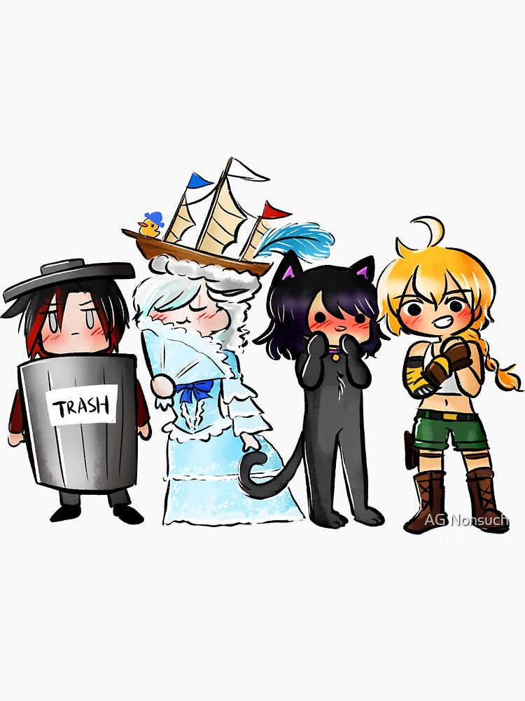 "2020 RWBY halloween" Sticker for Sale by AG Nonsuch | Redbubble